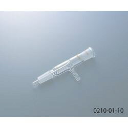 共通摺合連結管（減圧用・中管付き） TS15／25 (1個) 摺合せの変更が出来ます。共通摺合連結管（減圧用・中管付き） TS15／25 (1個)。材質：硼珪酸ガラス-1上・下部摺合：15/25枝管径（φmm）：8全長（mm）：120減圧用...