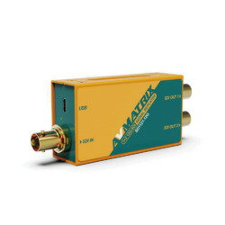 　リクロック搭載12G-SDI 2分配器は、入力された12G-SDI信号を2分配出力する分配器です。リクロック機能を搭載し12G-SDIで最長80mまでのケーブル補償に対応します。 入力信号はSMPTE規格に準拠した12G-SDIまでの信号...