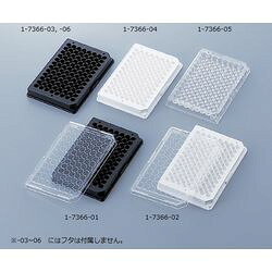 外蛍光で後方散乱光の発生を最小限に抑え、自己蛍光を最小限にしています。マイクロウェルプレート(96穴)・フタ付き 細胞培養処理 ブラック (1箱(50袋入り))。外蛍光で後方散乱光の発生を最小限に抑え、自己蛍光を最小限にしています。サイズ：...