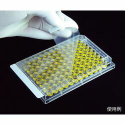 ELISA用シールプレートフィルム SealPlate 100枚入 (1箱(100枚入り))ELISA用シールプレートフィルム SealPlate 100枚入 (1箱(100枚入り))。標準的なマルチウェルプレートに合わせてカットされたシー...