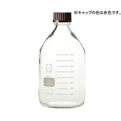 　ねじ口瓶丸型白（デュラン(R)） 赤キャップ付 2000mL (1本)。コード番号：017200-20001赤キャップ付き口内径：φ30mm容量：2000mL外径×高さ：φ136×260mmネジ口規格：GL-45デュラン※オートクレーブ滅...