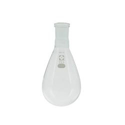　SPCなす形フラスコ 200mL (1個)。材質：硼珪酸ガラス-1容量：200mLジョイント：SPC-24。検索キーワード:汎用器具・消耗品 硝子・樹脂量器類 ガラスビーカー、フラスコ