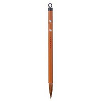 文具 ＞ 書道用品 ＞ 筆。書道入門に最適です。プラ軸（抗菌軸）。◆本体サイズ：軸径12．5×全長243mm◆3号茶毛◆穂先の長さ：約44mm◆セリースパック。本体色・柄：。規格：3号茶毛パック。本体重量：12g。