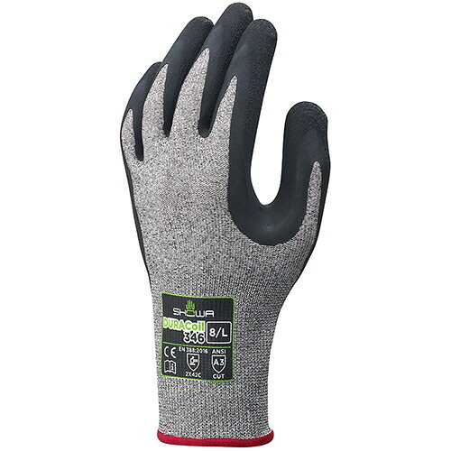 耐切創強度と使いやすさを併せ持った天然ゴム製耐切創手袋。NO346-XL。梱包・工具・作業用品 ＞ 安全用品 ＞ 保護具 ＞ 手袋・軍手。●EN388：2016規格　耐切創レベルX/Cの手袋、XLサイズです。●グラスファイバー糸を組み合わせ...