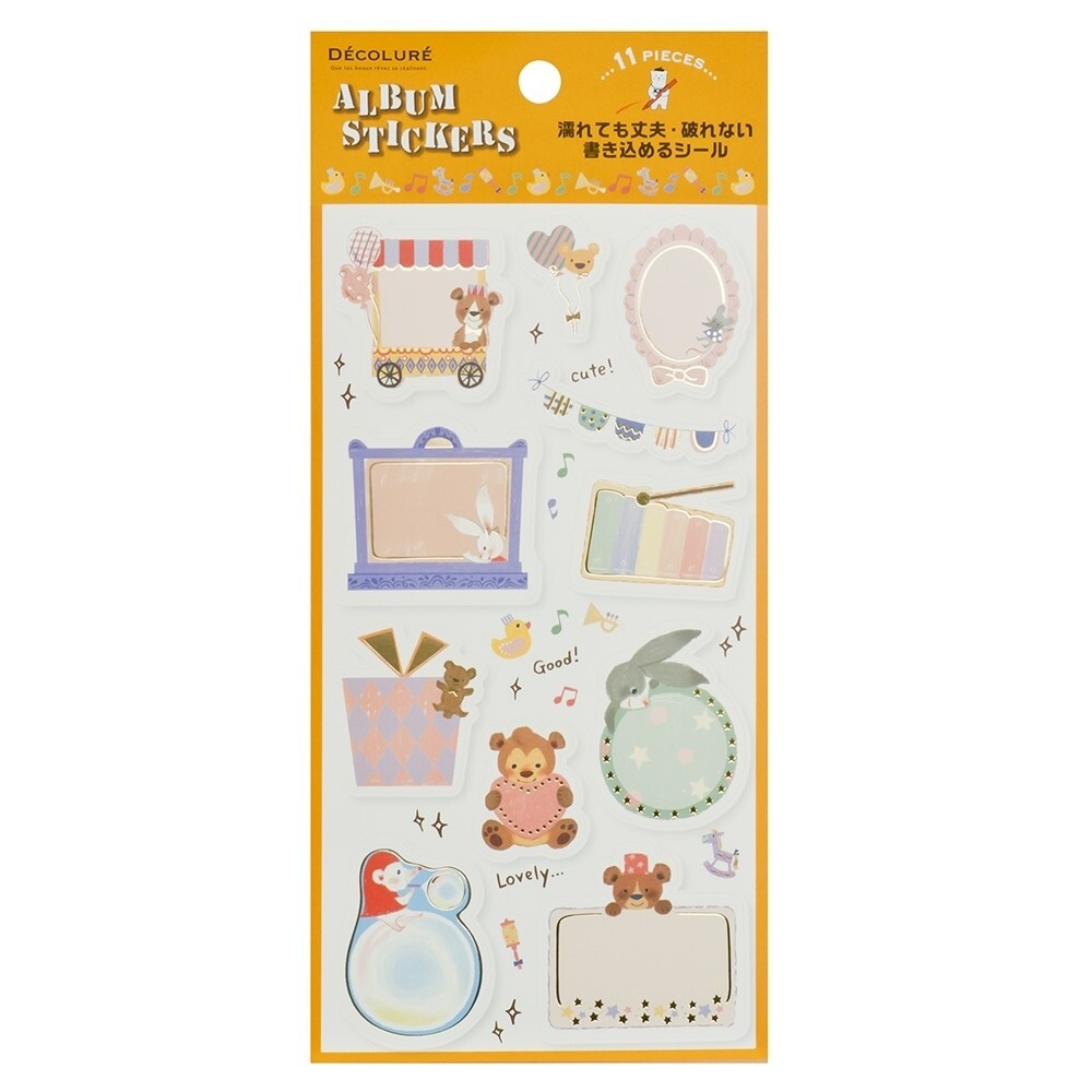文具 ＞ コミュニケーション ＞ シール。シールに直接書き込める、濡れても丈夫で破れないシール本体色・柄：ベビー。本体重量：10g。サイズ：本体 約 縦95×横1×奥205mm。