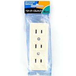 WH2164KWP　ベターテーブルタップ 15A 125V ホワイト 4コ口WH2164KWP　ベターテーブルタップ 15A 125V ホワイト 4コ口
