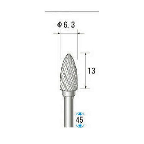 　24654。梱包・工具・作業用品 ＞ 作業用品 ＞ 研削研磨用品 ＞ 超硬バー。