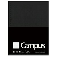 文具 ＞ ノート ＞ ルーズリーフ。図や表が書きやすい方眼罫キャンパスルーズリーフのビジネスシーンで使いやすい、大人向けデザイン。◆材質：上質紙◆本体サイズ：横182×縦257mm◆罫内容：方眼罫　◆丸穴　◆枚数：120枚。本体色・柄：。規...