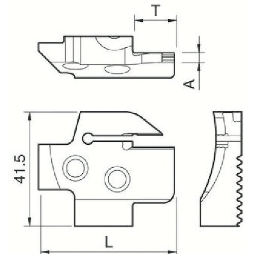 　KGDFR-35-4C-C。梱包・工具・作業用品 ＞ 切削工具 ＞ 切削工具 ＞ TA式旋削工具。