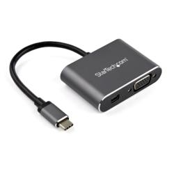 USB Type-CノートパソコンをMini DisplayPortまたはVGAディスプレイに接続するマルチ変換アダプタ。携帯に適したソリューションです。USB-CをMini DisplayPortまたはVGAに変換するツーインワンのマルチ...