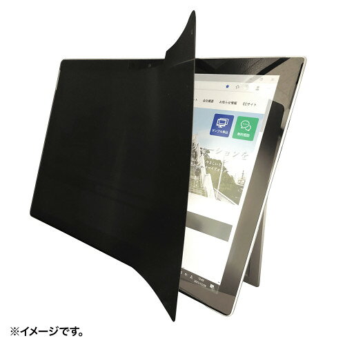 2Way(左右)覗き見防止の全面シリコン吸着フィルム。iPad Pro 12.9インチ対応。2Way(左右)覗き見防止の全面シリコン吸着フィルム。テレワークやオフィスでの物理的セキュリティ対策にオススメ。左右視界制御で周囲の視線を気にせず、...