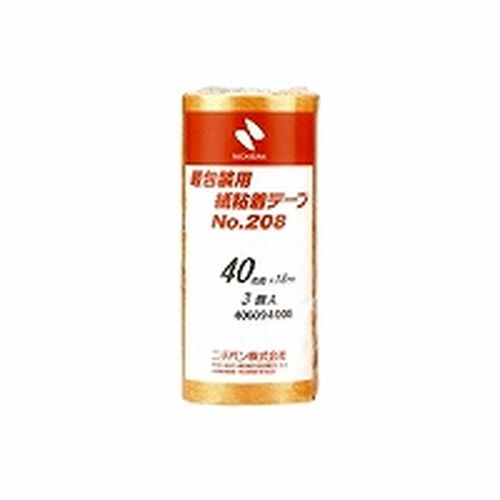 適度なテープ強度、適度な粘着力で持ちやすいタイプです。一般養生用。紙粘着テープ208H-40 40mmX18m（3巻入り） 208H-40 。適度なテープ強度、適度な粘着力で持ちやすいタイプです。一般養生用。適度なテープ強度、適度な粘着力で...
