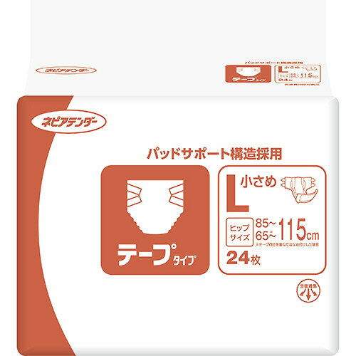 【テープ止めタイプ】どんな体型でもフィットする「重ねて貼れる幅広テープ」、「股モレ防止を強化」するパッドサポート構造を採用。46400。介護用品 ＞ 大人用おむつ ＞ テープ止めタイプ ＞ 。●上下に分かれた幅広テープでからだにそった自然な...