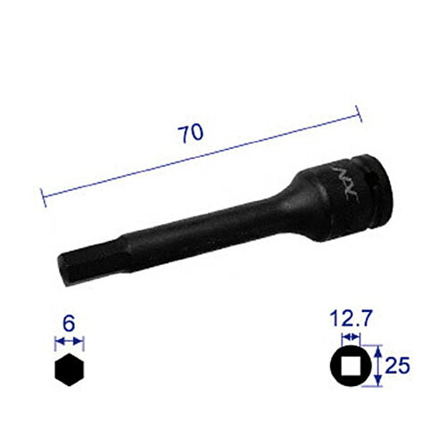 ロングタイプ。406C70。梱包・工具・作業用品 ＞ 作業用品 ＞ 手作業工具 ＞ ソケットレンチ。●インパクトレンチでの締め付けに対し、耐久性の高い特殊鋼を使用しています。●スタンダードからロングサイズまでの段階的な品揃えで奥まった所、狭...