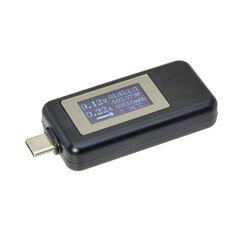 USBテスターType-Cタイプ◇USBテスターType-Cタイプ ◇Type-CQC2/QC3/PDに対応 ◇接続した機器の消費電力(電圧/電流)を測定できます。 電圧の計測範囲：4.0〜30V 電流の計測範囲：0〜5.1A 容量の測定範...