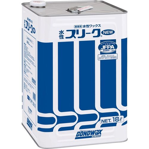 文具 ＞ 事務用品 ＞ 接着用品・のり。ロウを主成分としたワックスです。水性タイプで、楽に塗れます。磨くと光沢のある美しい床に仕上がります。◆本体サイズ：W240×D240×H350◆本体重量：20kg◆容量：18L。※注意事項：問合せ商品。