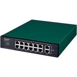Giga 14ポート スイッチングハブ10/100/1000BASE-T 14ポート。ポートグルーピング、VLAN、リンクアグリゲーション、QoS、省電力モード、省電力型イーサネット 搭載。日本語WEB画面により設定可能。([インターフェー...