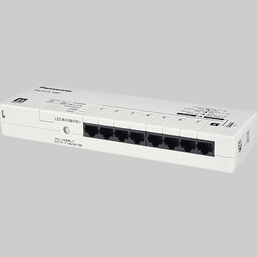 100M 8ポート L2スイッチファンレス設計。動作環境温度0〜50℃。10/100BASE-TX×8ポート。Auto MDI/MDI-X、フローコントロール、EAP透過機能、EEE省電力イーサネット、省電力モード 搭載。LANケーブル固定...