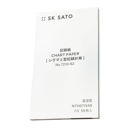 記録紙 シグマⅡ型温湿度記録計用7日 普通紙 1箱(55枚入) (1箱(55枚入り))記録紙 シグマⅡ型温湿度記録計用7日 普通紙 1箱(55枚入) (1箱(55枚入り))。ファイリングに便利な綴じ穴付きNo.721...