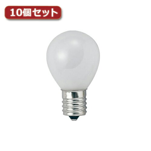 ミニランプ S35 E17 10W フロスト耐震性に優れ、キラキラとした輝きを演出します。…