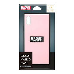 MARVELロゴデザインのiPhone XR用 ガラスハイブリッドケースです。MARVELロゴデザインのiPhone XR用 ガラスハイブリッドケースです。ガラスの光沢とTPUの一体感が美しいハイブリッド設計。背面にはキズに強い高硬度9Hガ...