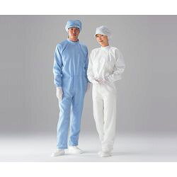 無塵衣 ホワイト M (1着)無塵衣 ホワイト M (1着)。クリーンルーム用ウエアサイドファスナーで前面からの発塵を抑制します。袖口は二重構造になっており、ダウンフロー型クリーンルームに適しています。高度な防塵性と優れた洗濯耐久性を併せ持...