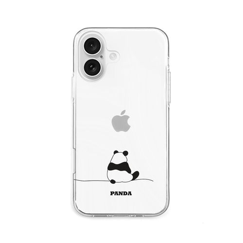 ソフトクリアケース for iPhone 17 パンダAKAN「ソフトクリアケース」は、透明TPUケースにユニークな可愛いイラストが入ったケースです。。●ユニークで可愛いイラスト。ユニークなゆるカワいいイラストのクリアケースです。。●ソフト...
