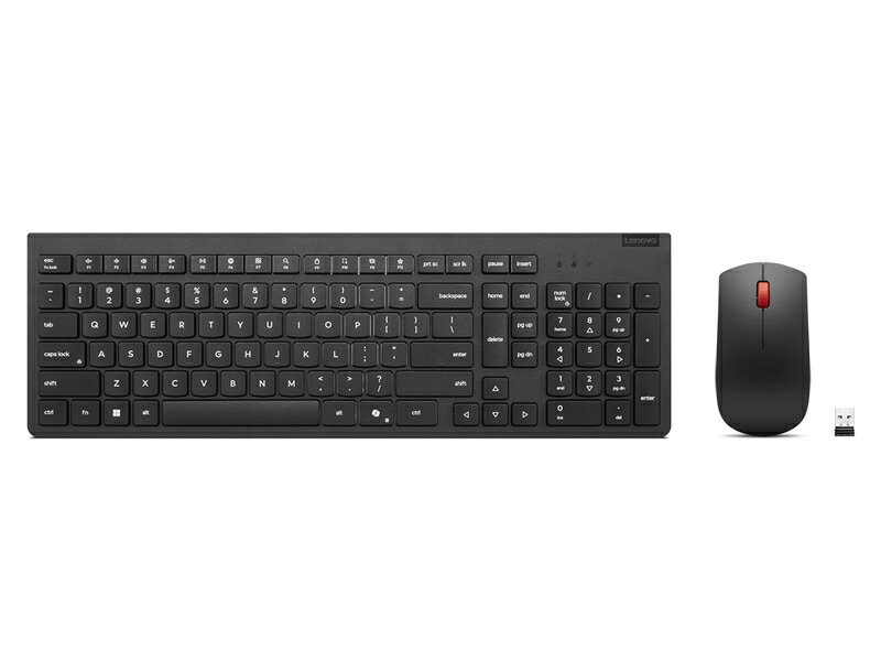 Lenovo エッセンシャル ワイヤレス キーボード&マウス 2は、機能性、快適性、生産性を兼ね備え、コストパフォーマンスにも優れた無線キ…　