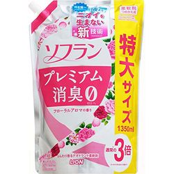 ソフランプレミアム消臭フローラルアロマの香り　詰替用特大　1350mlソフランプレミアム消臭フローラルアロマの香り　詰替用特大　1350ml