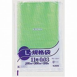 文具 ＞ 事務用品 ＞ 店舗用品。透明度が高い為、中身が判別しやすいポリエチレン袋ですL規格袋0．03ポリ袋◆入数：100枚。本体色・柄：。本体重量：3g。