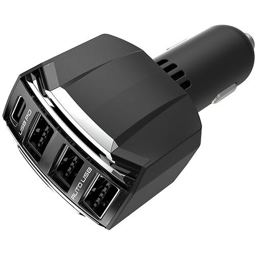 車載用USB電源 DC-49W USB 4ポート PD20W 自動判定車載用USB電源 DC-49W USB 4ポート PD20W 自動判定。
