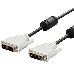 デジタル対応のパソコンとデジタル対応の液晶ディスプレイを接続するケーブル シングルリンク対応(ノイズを低減するフェライトコア付)デジタル対応のパソコンとデジタル対応の液晶ディスプレイを接続するケーブル。シングルリンク対応。ノイズを低減するフ...