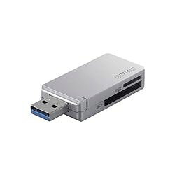 デジタル一眼カメラの高画質画像も約12倍高速転送。USB3.0対応のSD専用カードリーダー/ライター直接つなぐより約12倍速い!!USB3.0&ターボPC EX対応。31+6メディアに対応。スロット同士でのメディア同時使用/相互コピーも可能...