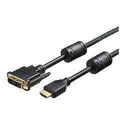 DVI端子とHDMI端子を接続する。HDMI規格準拠のDVI変換ケーブルDVI端子を持つ機器もハイスピードデータ転送。ノイズを低減するフェライトコア付き。ノイズを抑える3重シールド。検索キーワード:IBUFFALO