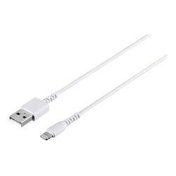 断線に強く、しなやかなLightningケーブル(USB Type-A to Lightning)●iPhone・iPadの急速充電・通信に対応するLightningケーブル●断線に強い新設計ラバーブッシュを採用●しなやかで強いスリムケーブ...