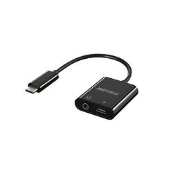 Type-C to 3.5mm4極 オーディオ変換アダプター USB PD給電対応●USB Type-Cオーディオ変換アダプター●ハイレゾ対応DAC搭載●USB PD(Power Delivery)対応