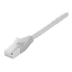 ツメの折れないcat6LANケーブル 30m ホワイト●180度曲げても折れない「新素材」のツメを採用(特許出願中)●抜き挿しがしやすく持ちやすいコネクターデザイン●ツイストペアケーブル採用