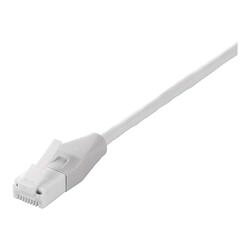 ツメ折れないCat6 LANケーブルやわらか●取り回しのしやすいやわらかケーブル●180度曲げても折れない「新素材」のツメを採用(特許出願済)●抜き挿しがしやすく持ちやすいコネクターデザイン