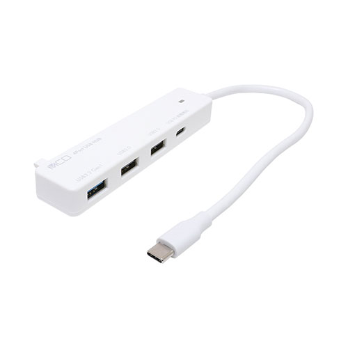 1つのUSB Type-Cポートから3つのUSB A機器が使用可能に USB PD(最大100W)給電しながら使えるUSB A端子の機器が合計3台使える(USB3.2Gen1×1/USB2.0×2)。USB Type-CポートをUSB3.2...