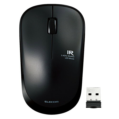 省電力 長持ち ワイヤレスマウス USB 3ボタン IR LED■インターフェイス：USB ■コネクタ形状：USB(A)オス ■対応機種：USBポートを装備したWindows OS、macOS搭載機 ■分解能：1200カウント ■通信方式：...