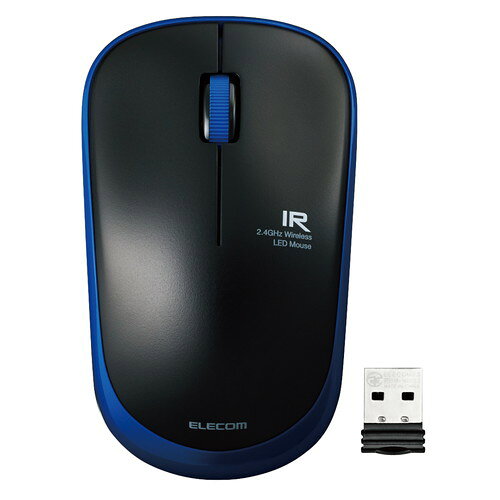 省電力 長持ち ワイヤレスマウス USB 3ボタン IR LED■インターフェイス：USB ■コネクタ形状：USB(A)オス ■対応機種：USBポートを装備したWindows OS、macOS搭載機 ■分解能：1200カウント ■通信方式：...