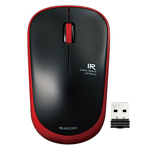 省電力 長持ち ワイヤレスマウス USB 3ボタン IR LED■インターフェイス：USB ■コネクタ形状：USB(A)オス ■対応機種：USBポートを装備したWindows OS、macOS搭載機 ■分解能：1200カウント ■通信方式：...