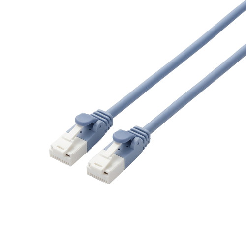 プロテクタとコネクタ採用のダブル構造で通常の使用環境ではツメが折れない!ツメ折れ防止プロテクタと屈曲に対する耐久性が高いコネクタを採用したダブル構造で、通常の使用環境ではツメが折れないLANケーブルです。1000回の屈曲検査に合格(エレコム...