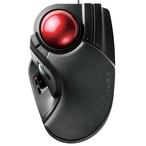　エレコム トラックボールマウス 有線 大玉 8ボタン チルト機能 ブラック M-HT1URXBK検索キーワード:ELECOM | えれこむ | トラックボール |直径52mmの大型ボールを採用したことで、一度の操作でポインタをより広範囲に...