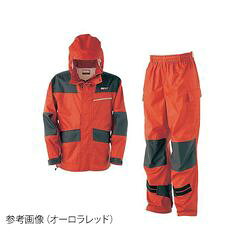 仕事合羽 オーロラレッド M (1式)仕事合羽 オーロラレッド M (1式)。作業時の運動性を考慮した立体裁断を採用しています。細部まで徹底的にこだわり抜いた仕事に最適なレインウェアです。フードが不要の際は襟に収納でき、邪魔にならず活動的で...