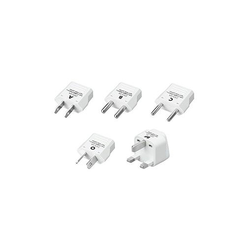 世界でも使用頻度の高いプラグのセットです。 ※日本国内にて本品を使用する事はできません。本品は日本の電気製品を海外で使う為のプラグアダプターです。。世界でも使用頻度の高いプラグのセットです。 ※日本国内にて本品を使用する事はできません。本品...