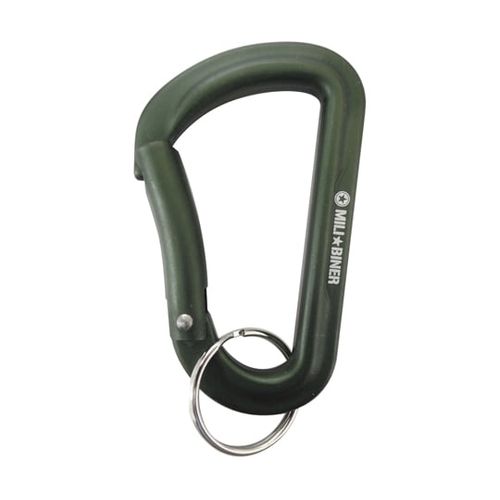 MB ミリタリーカラビナ 8mm 緑 MCB-9MB ミリタリーカラビナ 8mm 緑 MCB-9 。車のカギや家のカギ、キーボルダー、セーフティーコードなど、色々なものの吊下げに便利です！！。バネ式の為、ワンタッチで脱着可能！！。車のカギや...