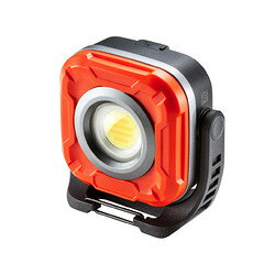 無段階調光と角度調整で最適な照明を実現する防水IPX6対応の充電式LED作業灯。強力磁石やフックで多彩な設置が可能。背面ダイヤルで6段階調光でき、作業環境に合わせた最適な明るさに調整できます。＜br＞角度調整が可能で、LEDの照射向きを自由...