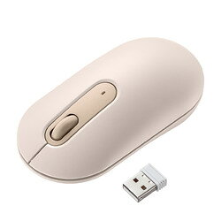 厚さ約30mmの薄型設計で、持ち運びしやすいワイヤレスマウス。レシーバーは上ケースの中に収納可能。厚さ約30mmの薄型設計で、持ち運びしやすいワイヤレスマウスです。左右対称形状なので、右利き、左利きを問わず、快適に使用できます。ケーブルを気...
