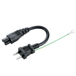 トラッキング火災予防絶縁キャップ付き電源コードトラッキング火災予防絶縁キャップが付いた安全型電源コードです。各社ノートパソコン、デジカメ、ハードディスクなどのACアダプタ用電源ケーブルとしてご使用になれます。対応機器:ACインデット(アース...